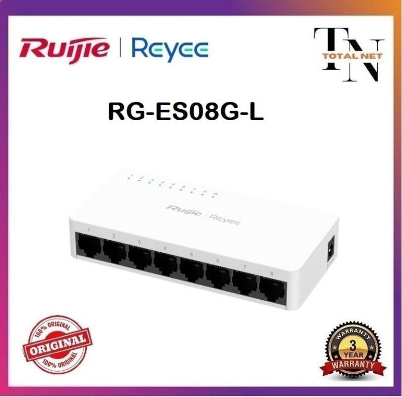 Jual Ruijie Rg-es08g-l 8-port 10/100/1000 Mbps Unmanaged Non-poe Switch ...