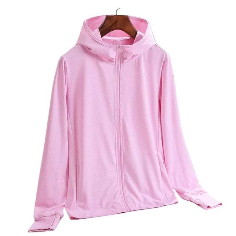 Jual Jaket Mesh Hoodie Uv Protection Dry Fit Pria Wanita Women Airism ...