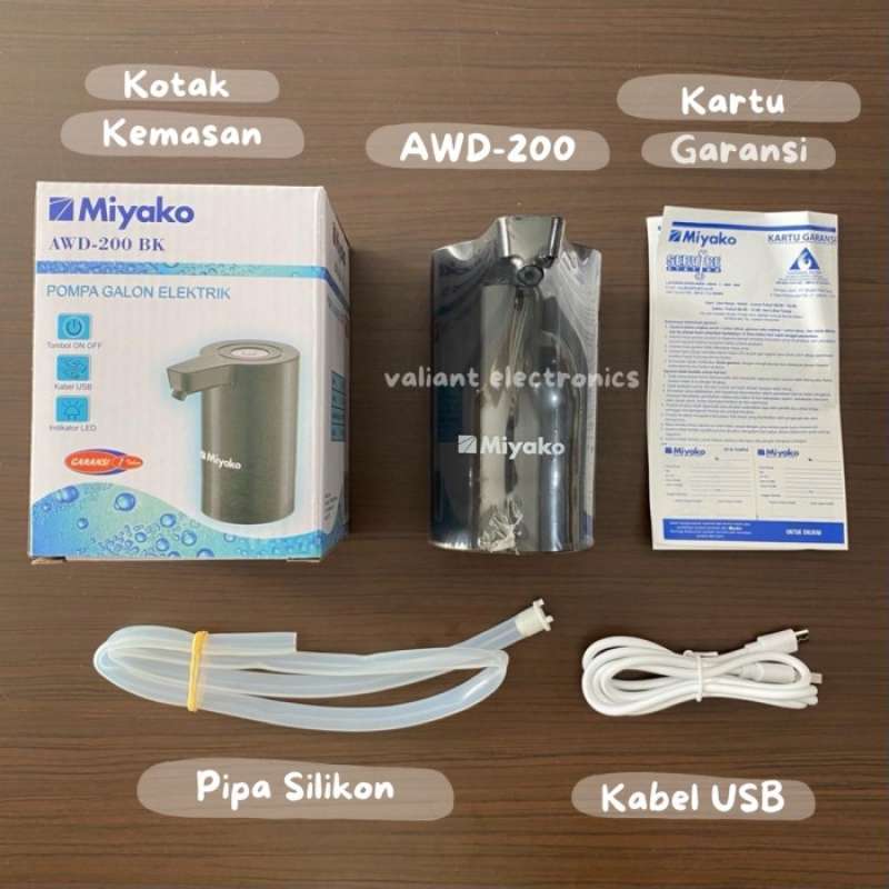 Jual Miyako Pompa Galon Elektrik Portable Awd 200 Dispenser Listrik ...