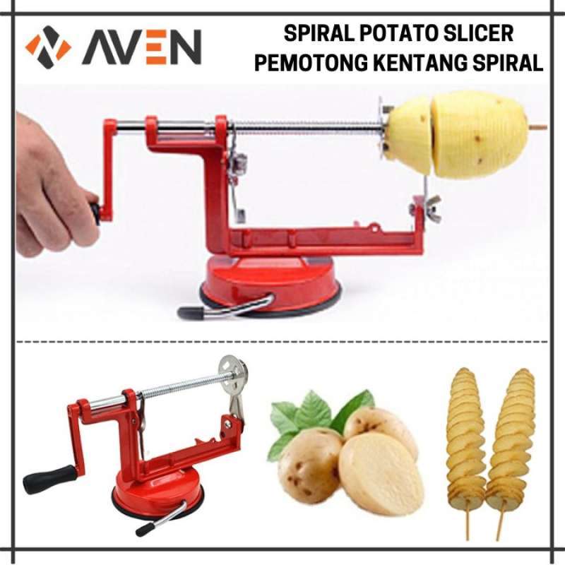 Jual Aven Spiral Potato Slicer Alat Pemotong Pengiris Kentang Ulir ...