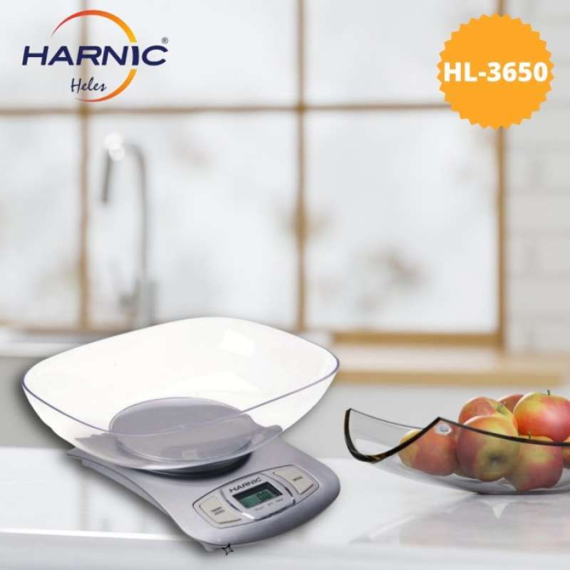 Jual Harnic - Heles Timbangan Kue / Digital Scale Dengan Mangkok Hl ...
