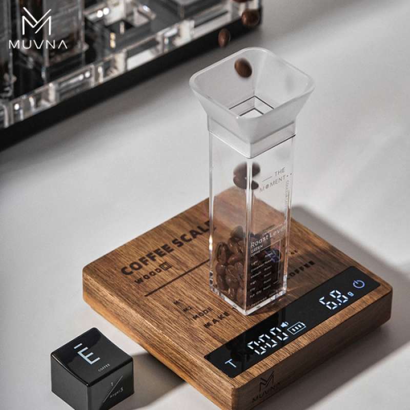 Jual Muvna Wood Digital Scale For Espresso Timbangan Wooden Kayu Coffee - Mini - Wood Di Seller ...