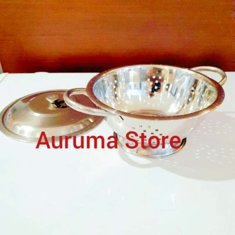 Jual Wakul Nasi Ada Tutup Stainless Steel Bakul Rice Bucket Buffet ...