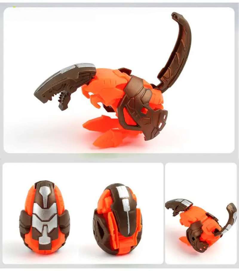 Promo Mainan Deformasi Robot Dino Telur Diy Deformation Egg Simulasi ...