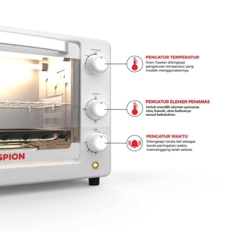 Promo Oven Toaster Maspion Listrik Ukuran 18 Liter Panggangan Original ...