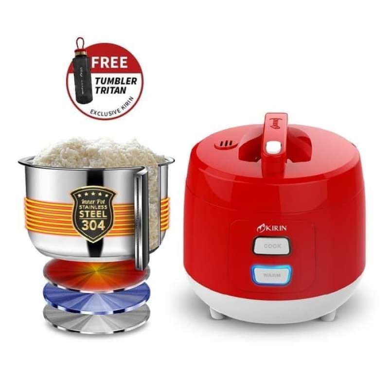 Promo Kirin Rice Cooker 1 Liter Krc-088 Panci Stainless Diskon 23% Di ...