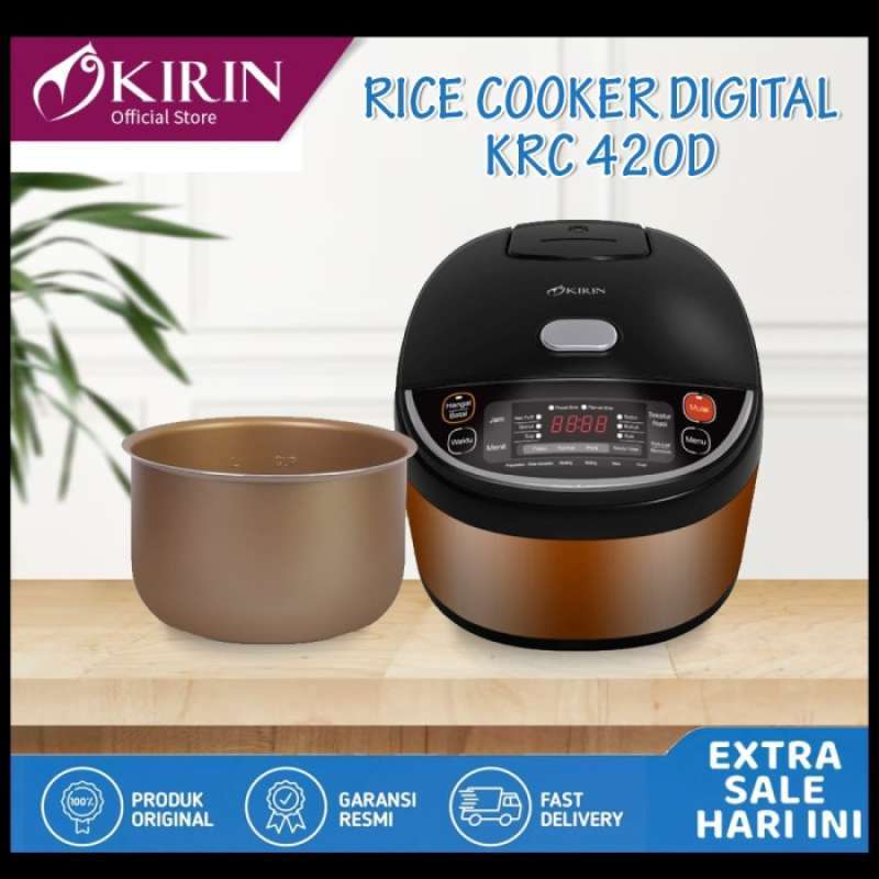 Promo New Rice Cooker Kirin Digital Krc 420d - 2 Liter Bisa 8 Fungsi ...
