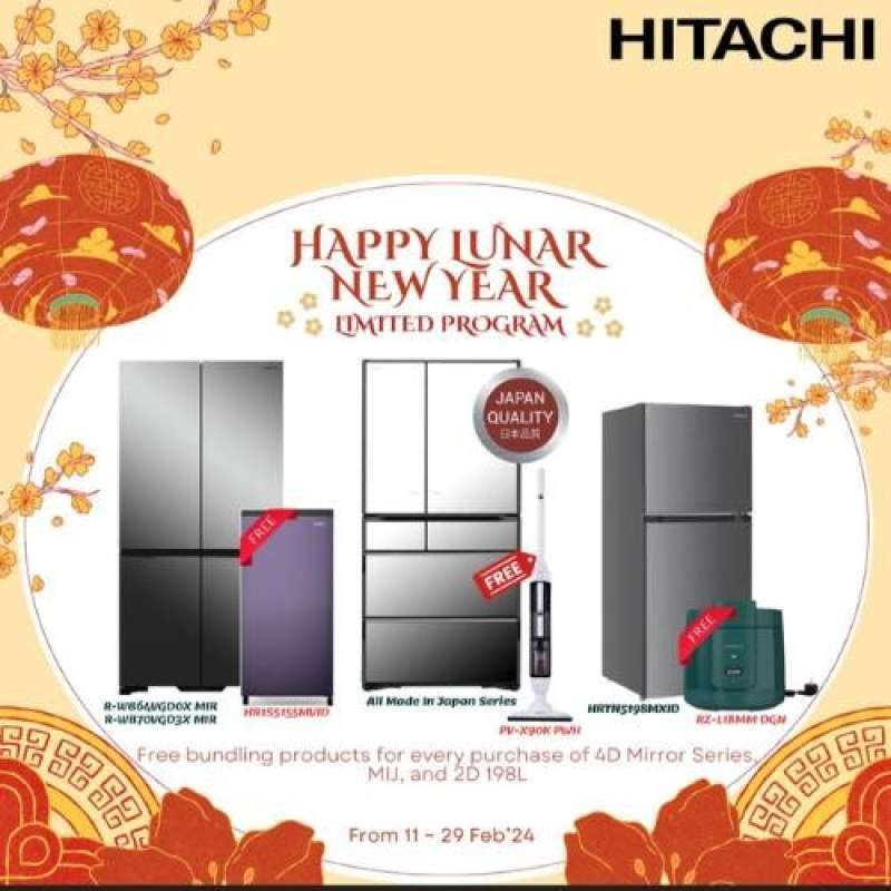 Promo Hitachi R-wx670kn X Kulkas Refrigerator Multi Door 670l Japan ...