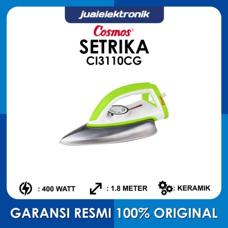 Promo Cosmos Ci3110cg – Setrika 400 Watt Tapak Lapis Keramik Green ...