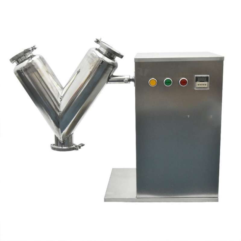 Promo Vh-8 Small Dry Powder Mixer Raw Material Mixer Powder 8l Barrel ...