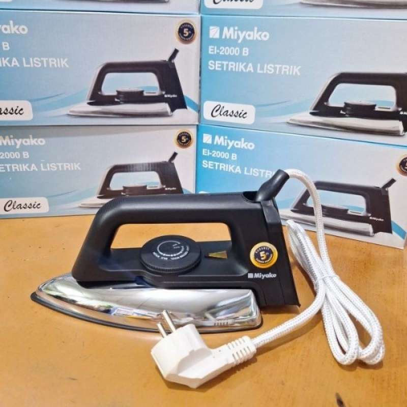 Promo New Setrika Miyako Setrika Listrik Dry Iron Anti Lengket 395w Ei ...