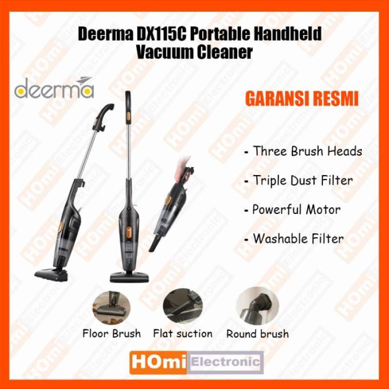 Promo [garansi] Deerma Dx115c Portable Handheld Vacuum Cleaner Diskon ...