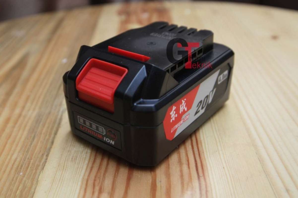 Promo Dongcheng Dca Dck Lithium Battery 20v 4 Ah Baterai Cordless 20v Ffbl20 Diskon 23% Di ...