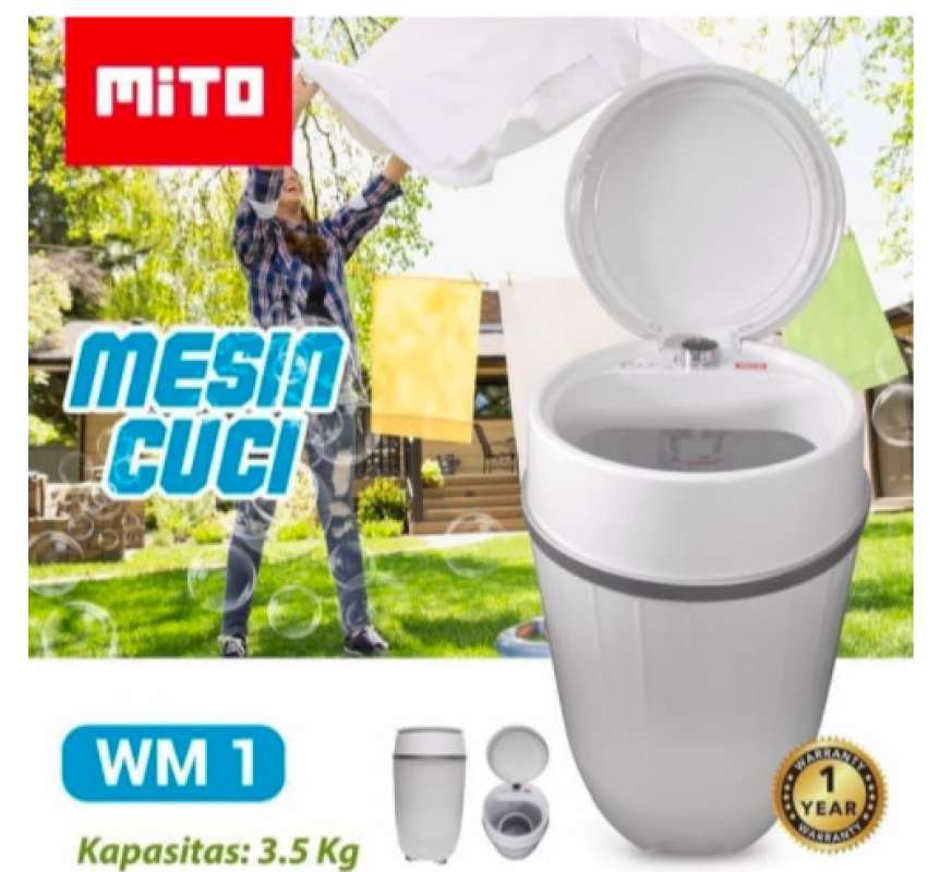 Promo Mito Wm1 Mesin Cuci Mini Portable 3,5 Kg Diskon 23% Di Seller ...