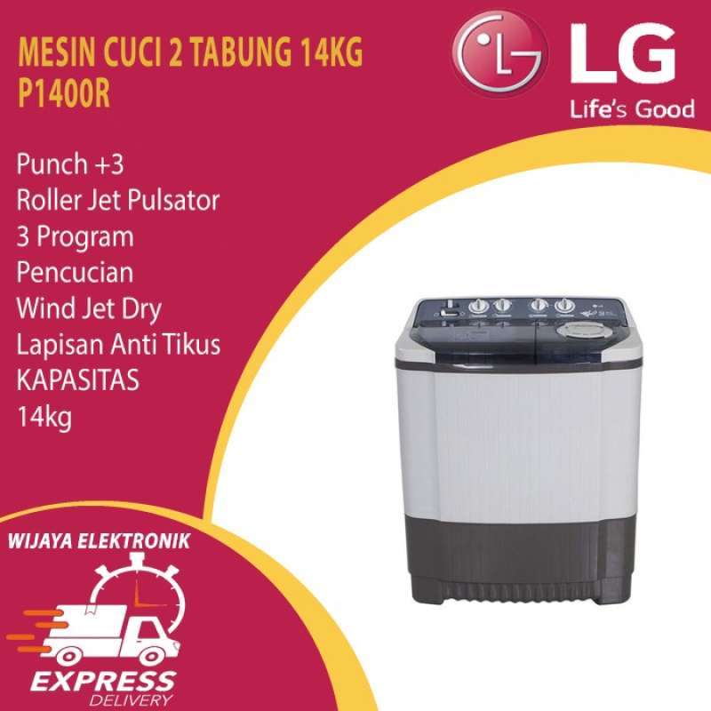 Promo Mesin Cuci 2 Tabung 14kg P1400 Diskon 23% Di Seller Yoshizaki Store - Duri Kepa, Kota ...