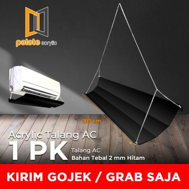 Promo Akrilik Penahan Hembusan Ac 1pk / Talang Ac 1pk / Warna Hitam ...