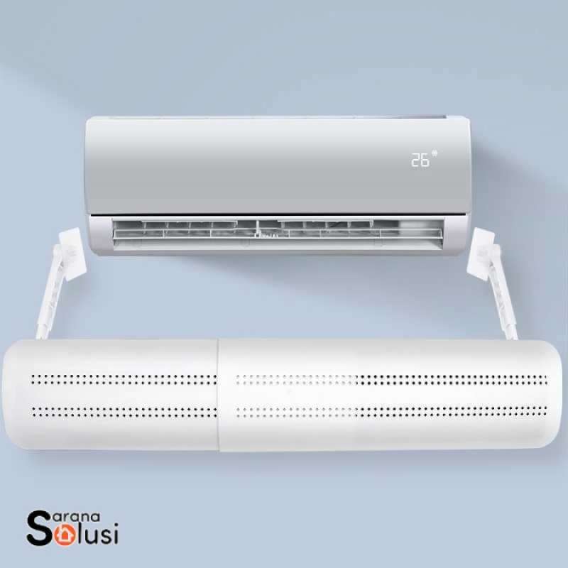 Promo Cover Angin Ac Adjustable Windshield Deflector 56x18cm Diskon 23% ...