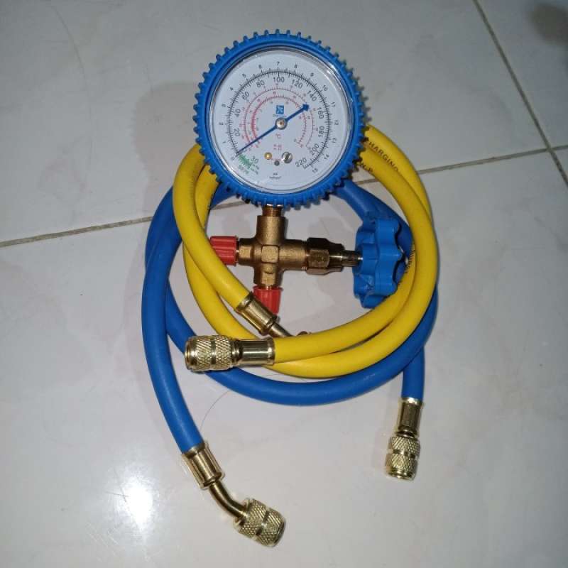 Promo Alat Isi Freon Ac Dengan Single Manifold Diskon 23% Di Seller ...