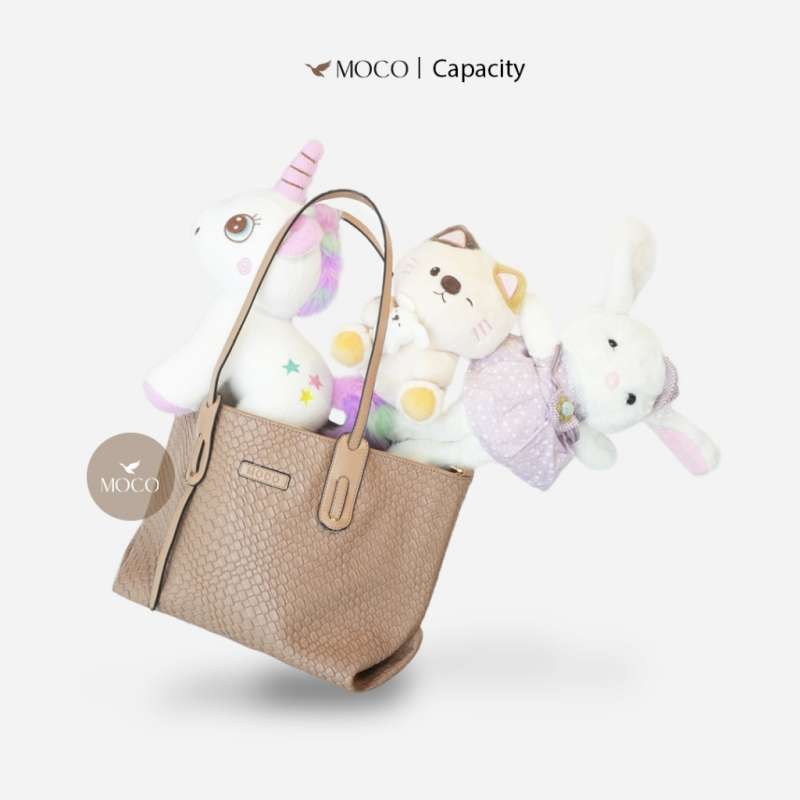 Promo Fashion Tas Tote Wanita Kulit Pu Motif Kulit Buaya Kapasitas Besar Sampai 23 Liter Desain ...