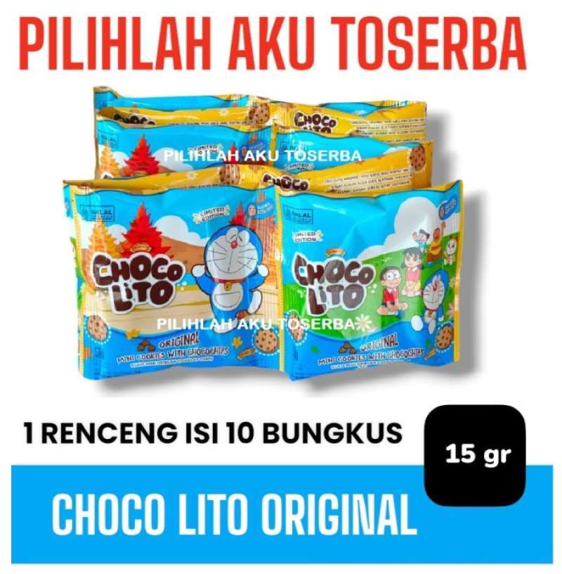 Promo Biskuit Choco Lito Renceng Rasa Original - ( Harga 1 Renceng ...
