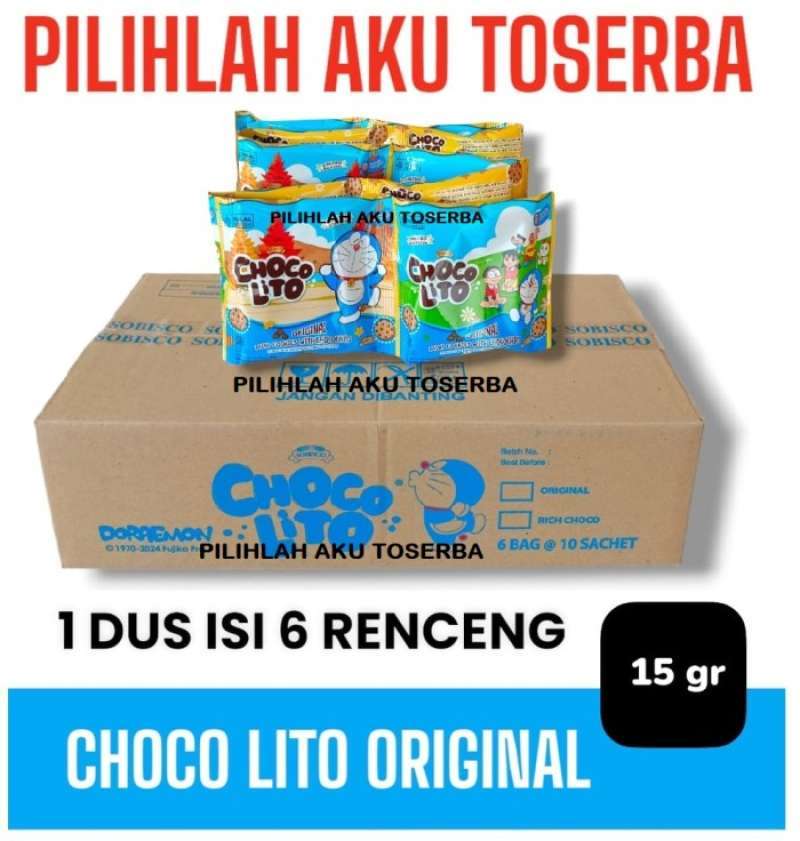 Promo Biskuit Choco Lito Renceng Rasa Original - ( Harga 1 Renceng ...