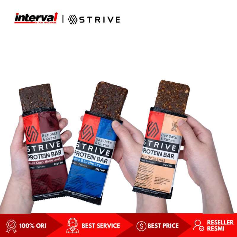 Jual Strive Protein Bar 24 Gram Di Seller Interval Bike Works ...