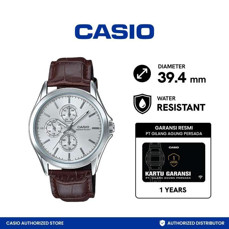 Jual Casio Jam Tangan Pria General Mtp-v302l-7audf Analog Di Seller ...