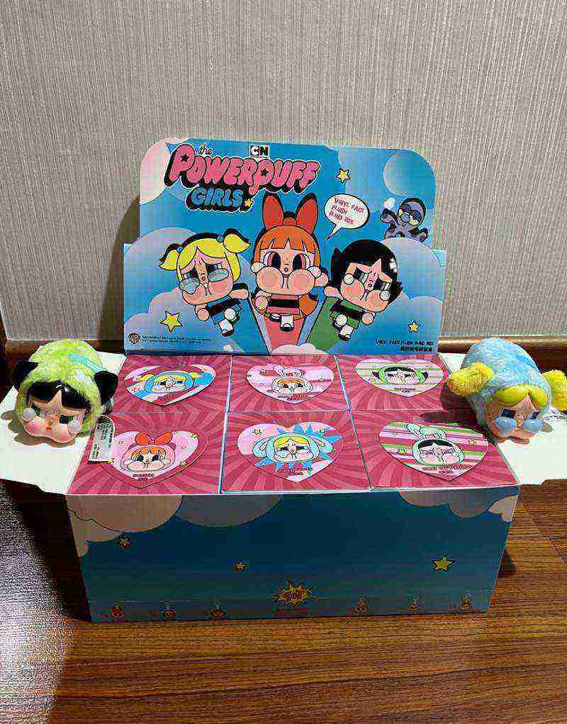 Jual Crybaby × Powerpuff Girls Series Vinyl Face Plush Blind Box Bag ...