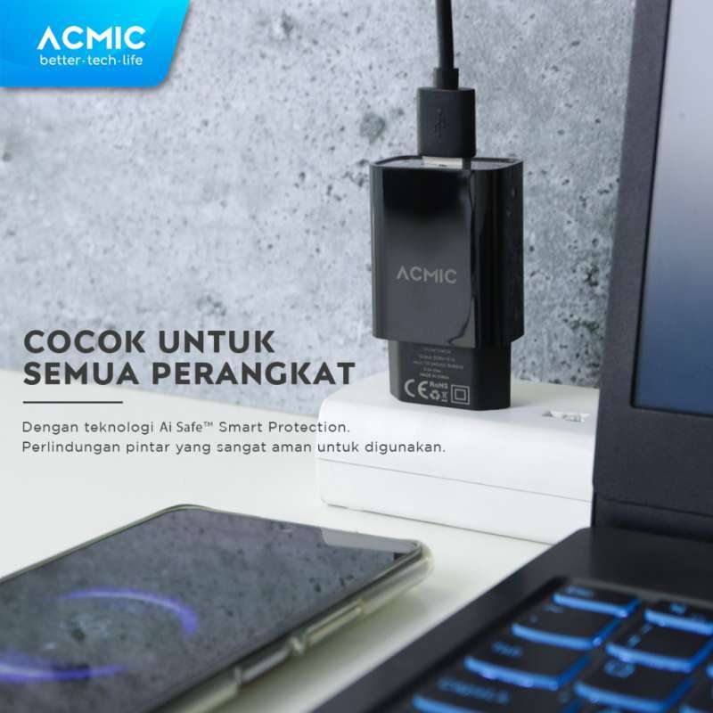 Jual Acmic Cwc01 Usb 10w Kepala Charger Fast Charging Adaptor Di Seller Singmakmur - Singmakmur ...
