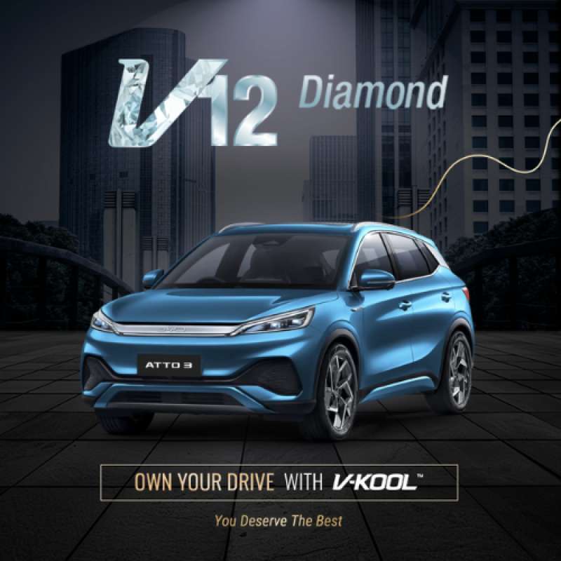 Promo Kaca Film V-kool Diamond Series Byd Atto 3 Depan Vk55 Diskon 30% Di Seller V-kool Indo ...