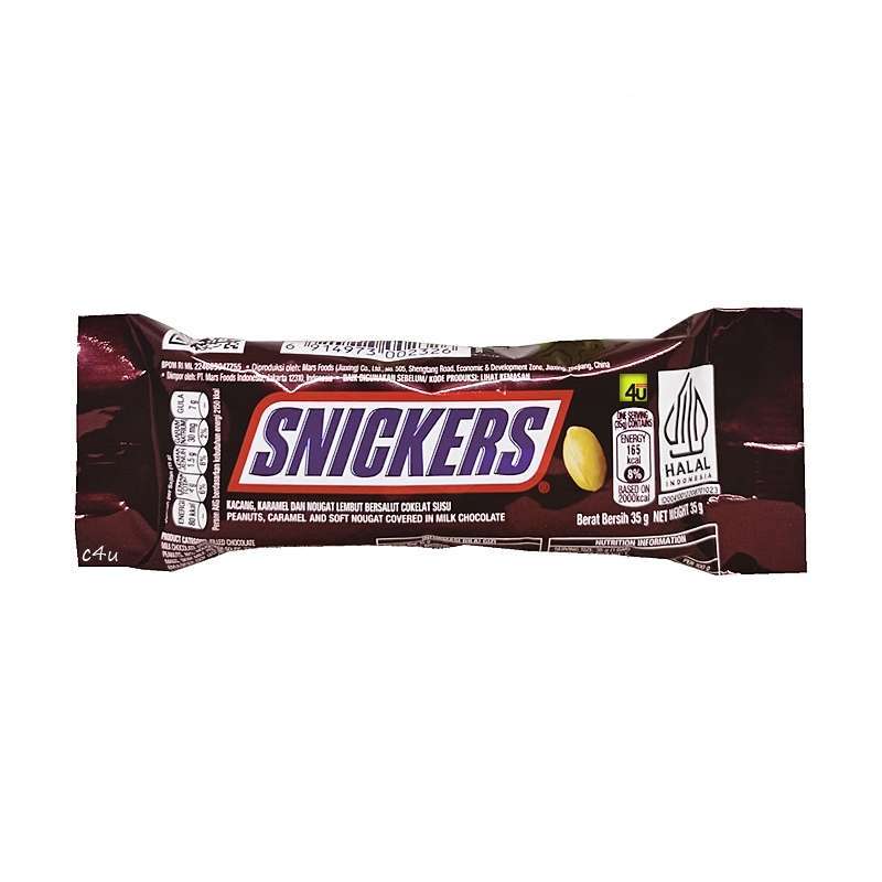 Promo Snickers - Chocolate Bar - 35 Gr Kecil Diskon 32% Di Seller ...