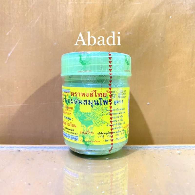 Jual Inhaler Hong Thai Brand Compound Herbal Thailand Di Seller Abadi ...