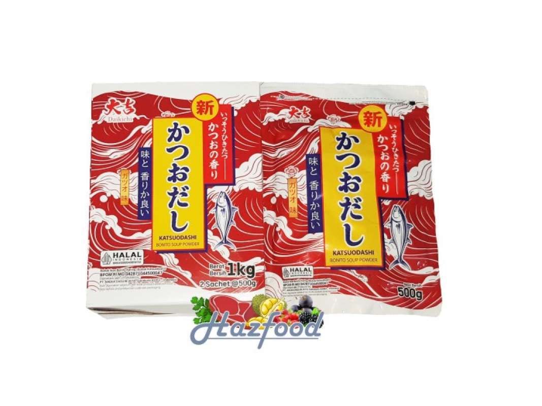 Jual Daikichi Katsuodashi Bonito Soup Powder | Bubuk Ikan Bonito Kering ...