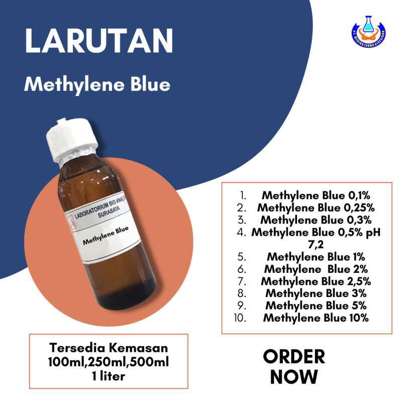 Jual Methylene Blue 0,25% - 1 Liter Di Seller Onemedika - Ajung, Kab ...