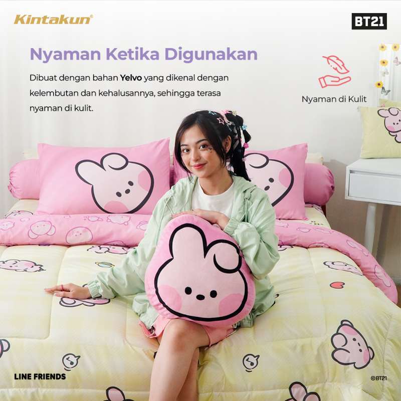 Promo Kintakun Home Bt21 Minini Bantal Kecil Boneka Sofa Empuk Cushion Pillow - Koya Rj Shooky ...