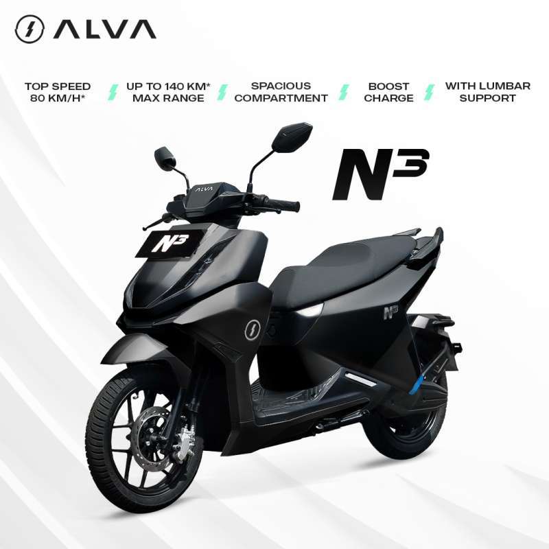 Jual Alva N3 - 1 Battery Sepeda Motor Listrik - Belum Nup Shadow Bali ...