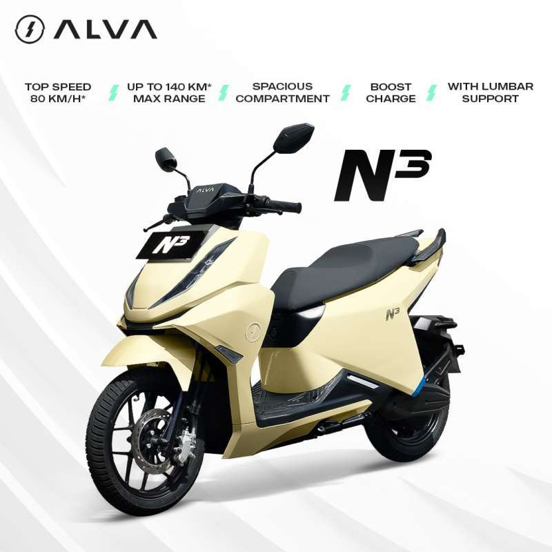 Jual Alva N3 - 1 Battery Sepeda Motor Listrik - Belum Nup Jabodetabek Butterscotch Di Seller ...