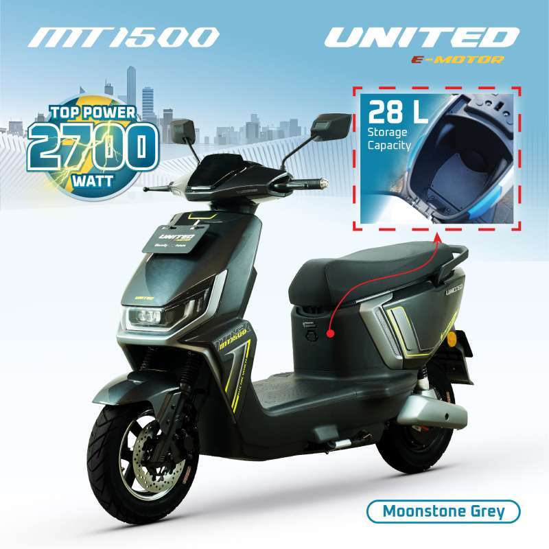 Jual United E-motor Motor Listrik Mt1500 - Otr Jakarta Di Seller United ...