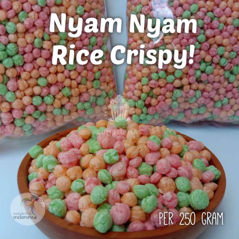 Jual Nyam Nyam Rice Crispy Kiloan Murah 500 Gram I Nyamnyam / Rice ...