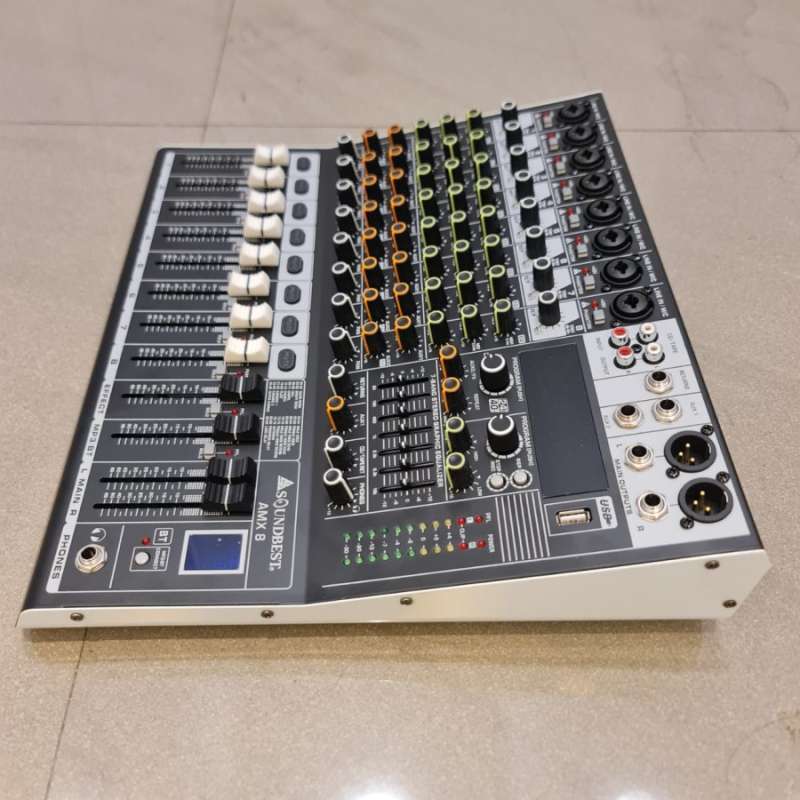 Jual Mixer Soundbest Amx 8 Original 8 Channel Bluetooth Di Seller ...