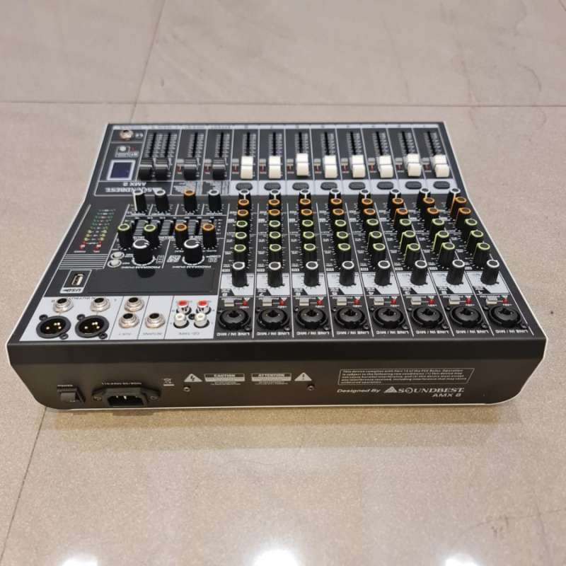 Jual Mixer Soundbest Amx 8 Original 8 Channel Bluetooth Di Seller ...