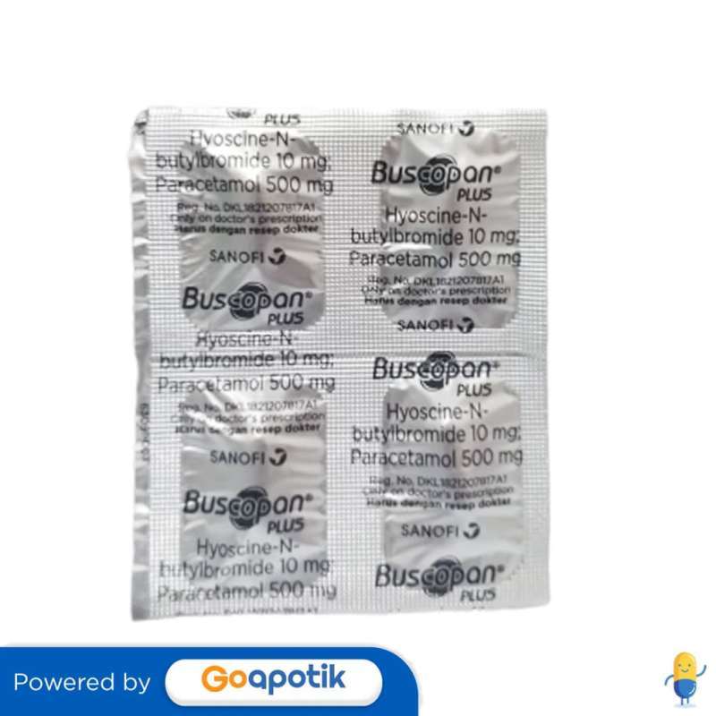 Jual Buscopan Plus Strip 4 Tablet Di Seller Apotek Wira Lestari - Poris ...
