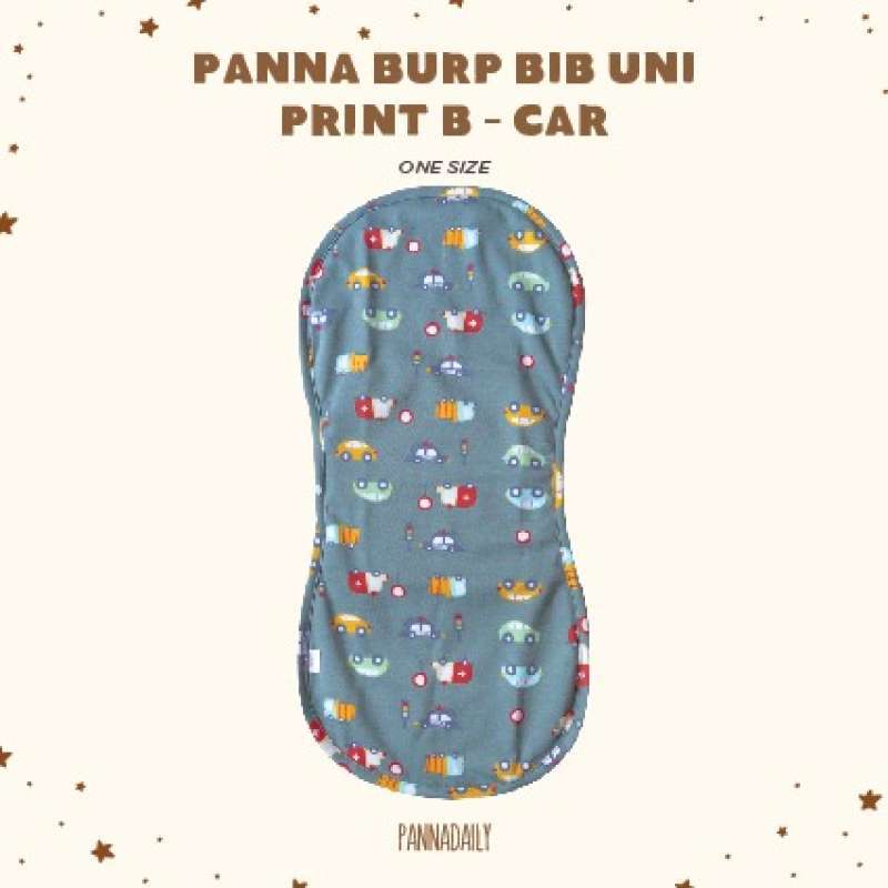 Jual Bohopanna - Pannadaily - Panna Daily - Baby & Bayi - Burp Bib Uni Print - Slabber Bayi Di ...
