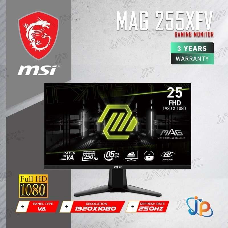 Jual Monitor Msi Led Gaming Mag 255xfv - Full Hd 25 Inch Di Seller Jaya ...