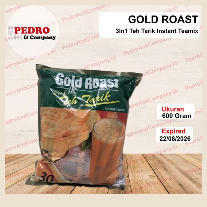 Jual Gold Roast Teh Tarik Instant Tea 30 Sachet 600 Gram Teh Instant Di ...