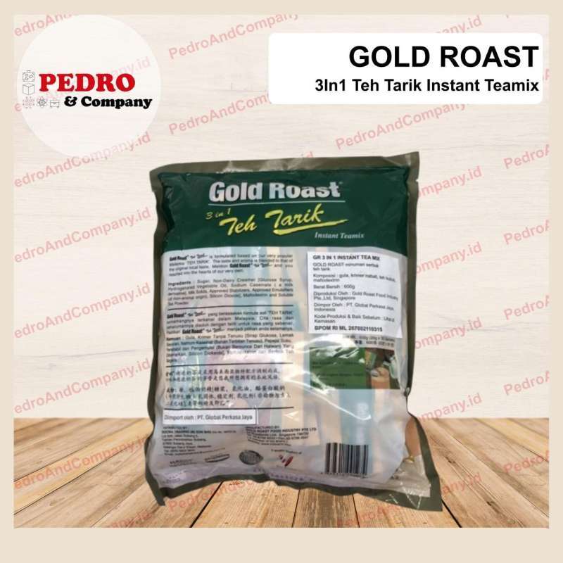 Jual Gold Roast Teh Tarik Instant Tea 30 Sachet 600 Gram Teh Instant Di ...