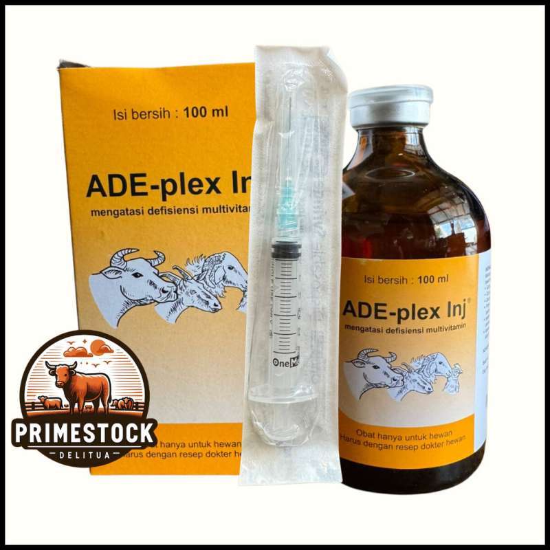 Jual Ade Plex Inj 100ml + Spuit 3ml - Solusi Untuk Defisiensi ...