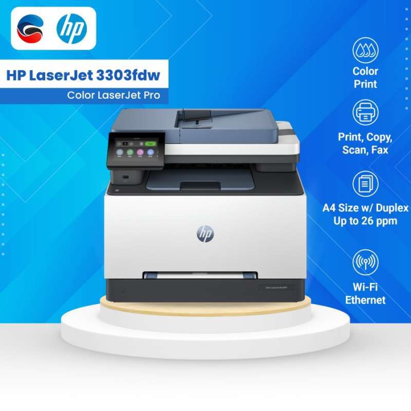 Jual Hp Laserjet Color Pro Mfp 3303fdw Replacement M283fdw [499m8a] Di ...