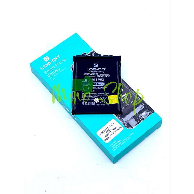 Jual Baterai Log On Bp52 Untuk Xiaomi Poco F6 Bp-52 Power Boost Double ...