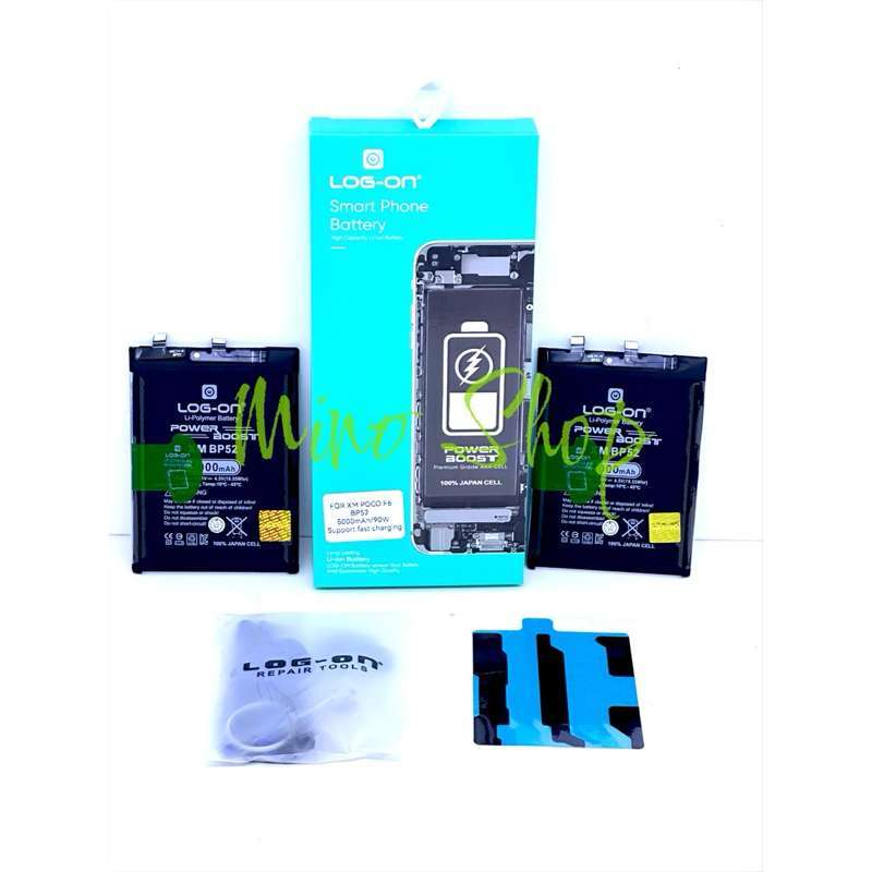 Jual Baterai Log On Bp52 Untuk Xiaomi Poco F6 Bp-52 Power Boost Double ...